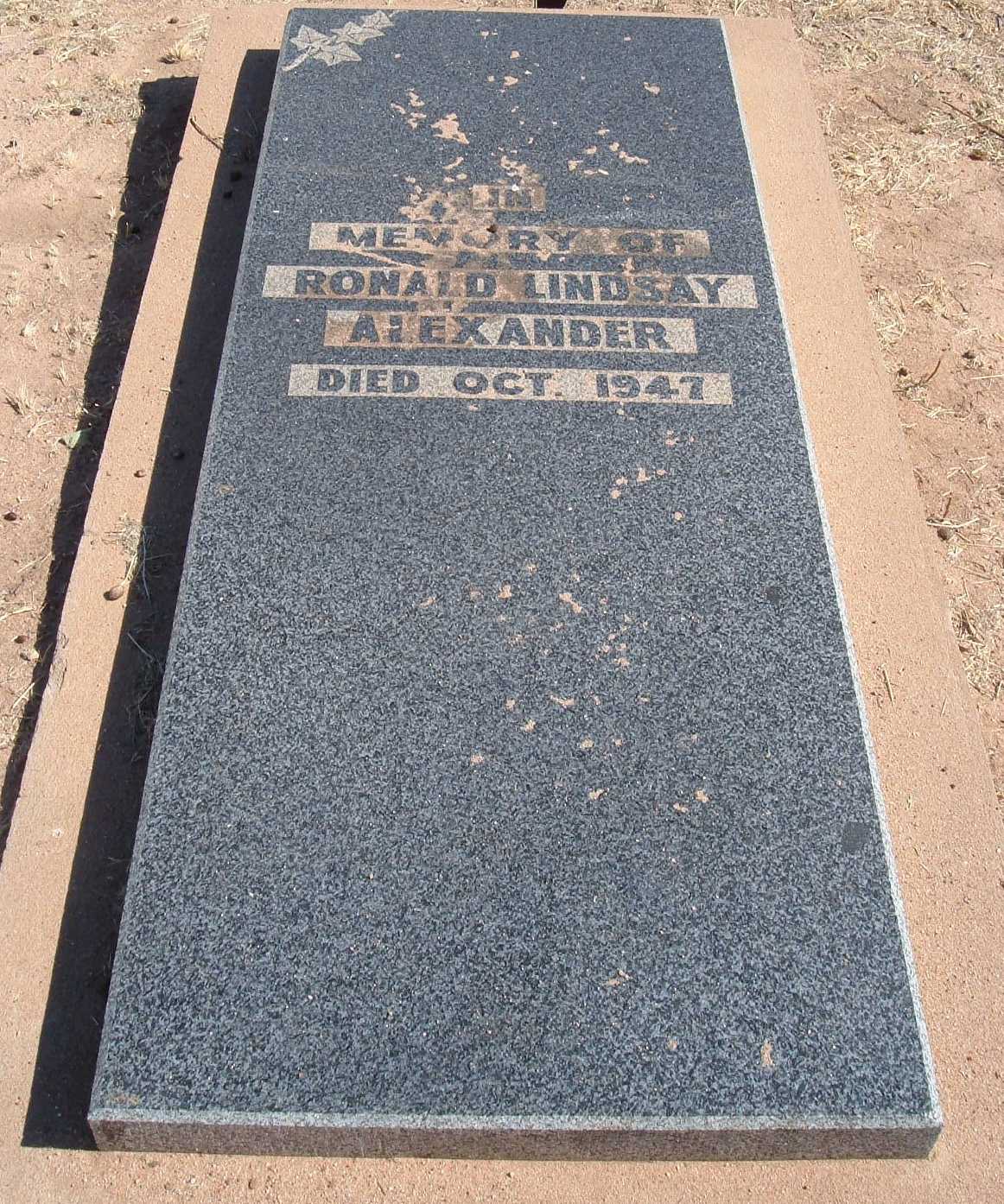 Alexander, Ronald Lindsay | Muttaburra