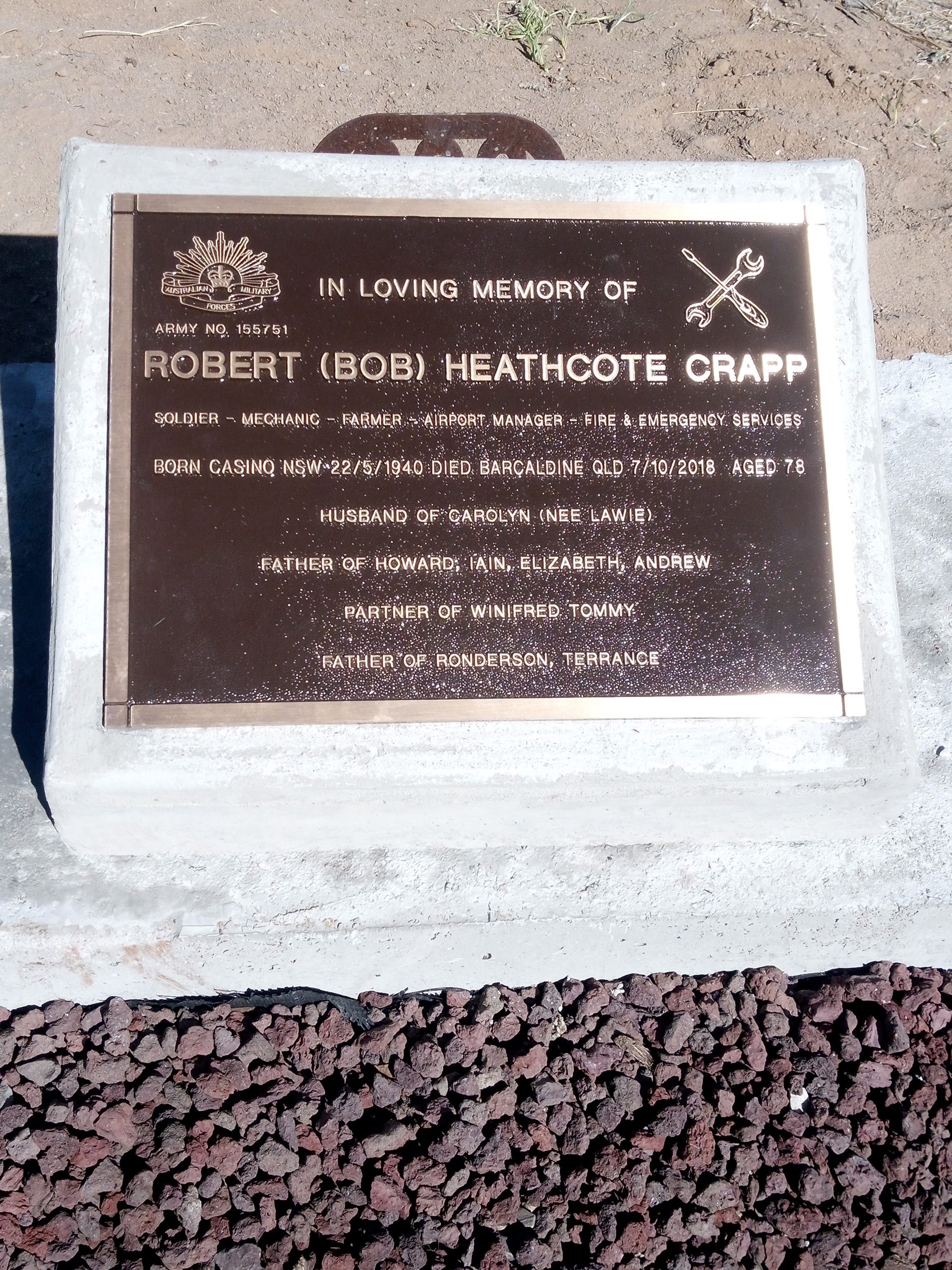 Crapp, Robert Heathcote | Muttaburra